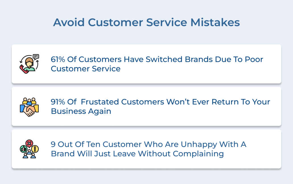 10 Common Customer Service Mistakes Businesses Should Avoid